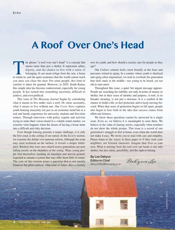 A Roof Over One’s Head